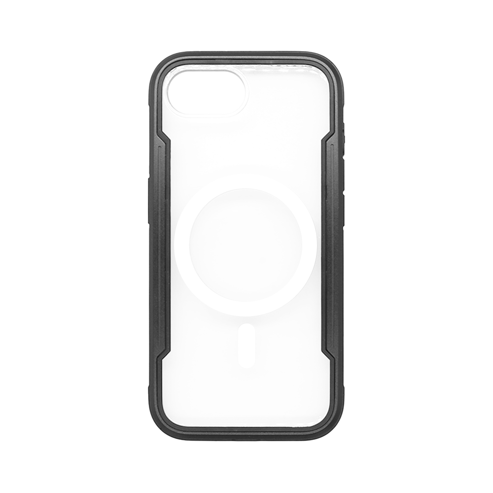 Wisecse iPhone 16E Bastion Case With Magsafe Black