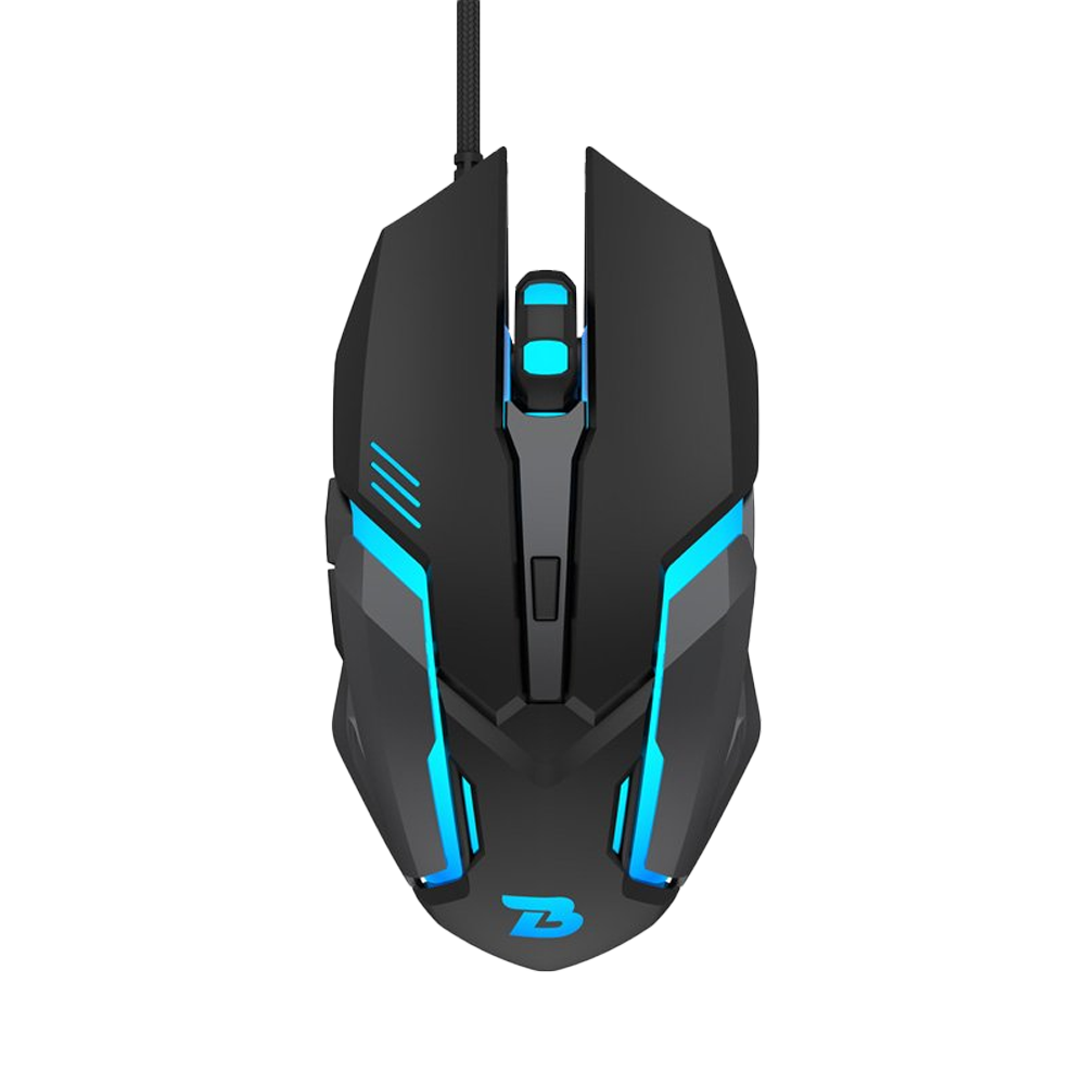 SonicB USB Gaming Mouse with integrated illumination Black