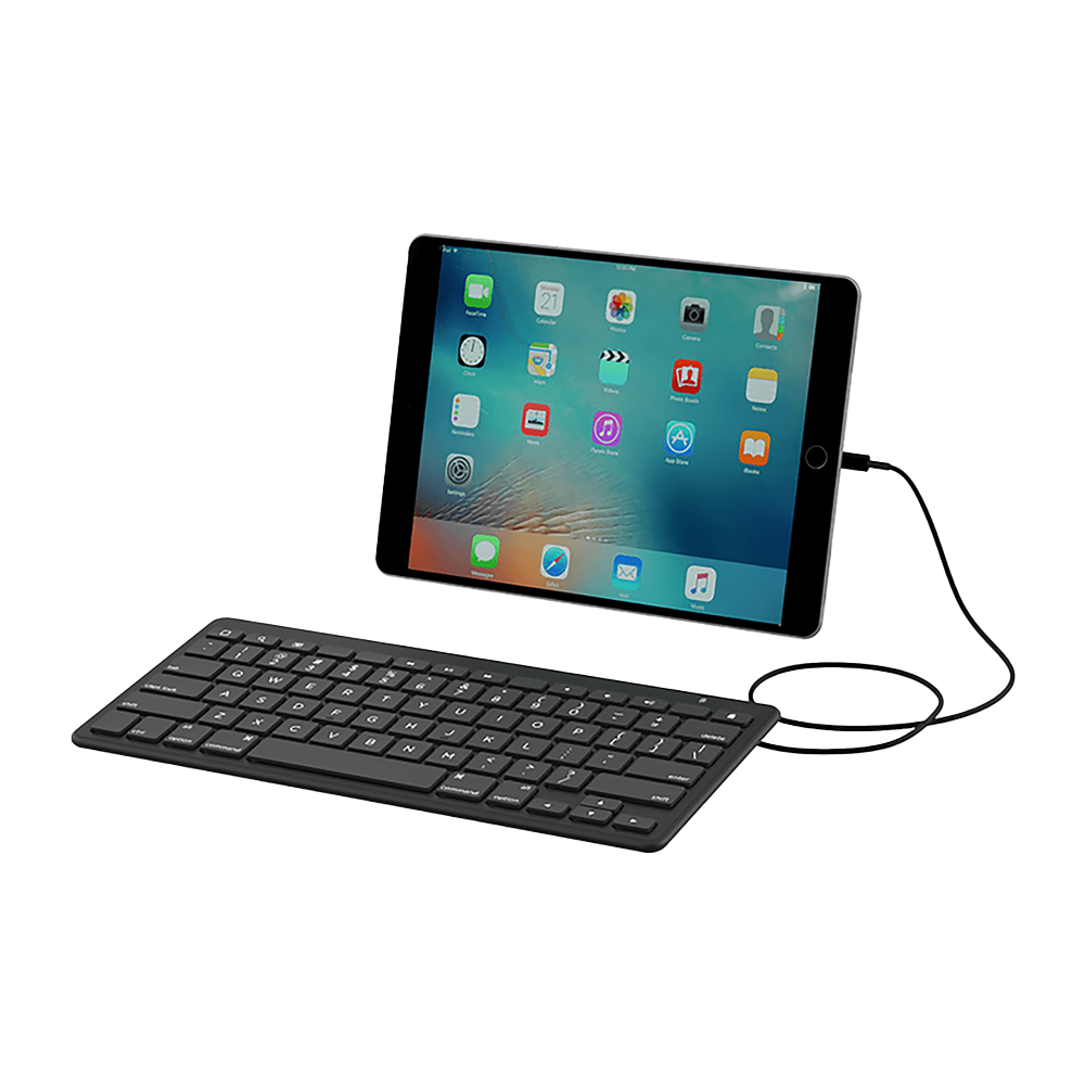 Zagg Universal Wired Keyboard suits Lightning - Black