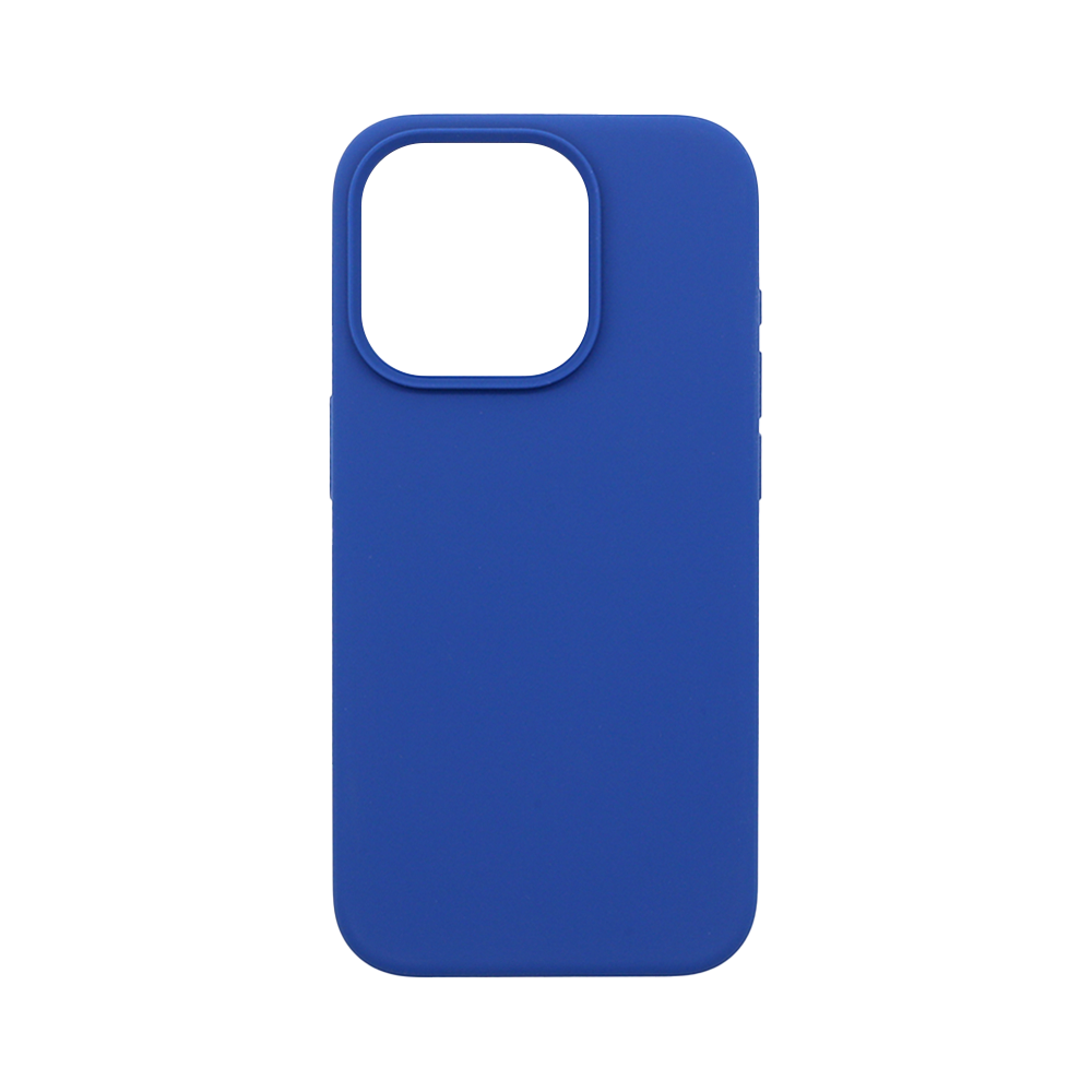 Wisecase iPhone 15 Pro Magsafe Silicone Case Deep Blue