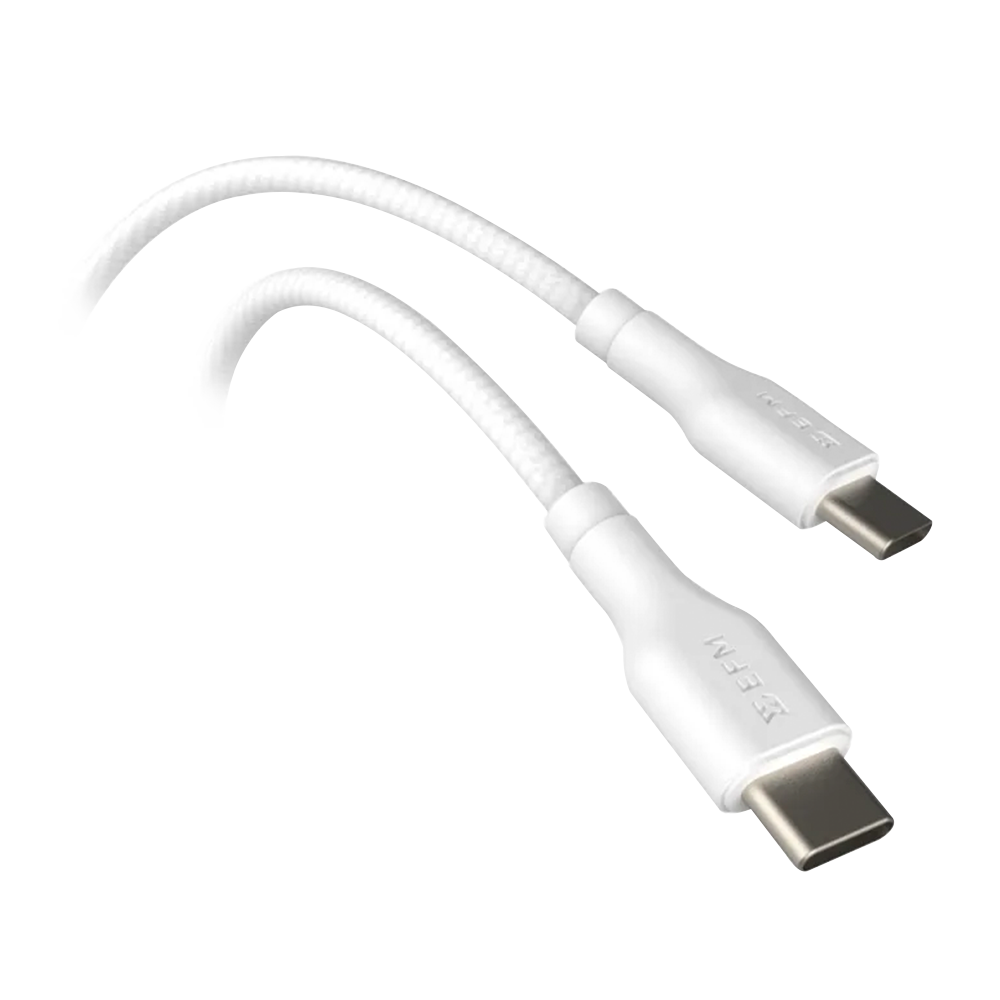 EFM Type-C to Type-C Cable 2M Length White