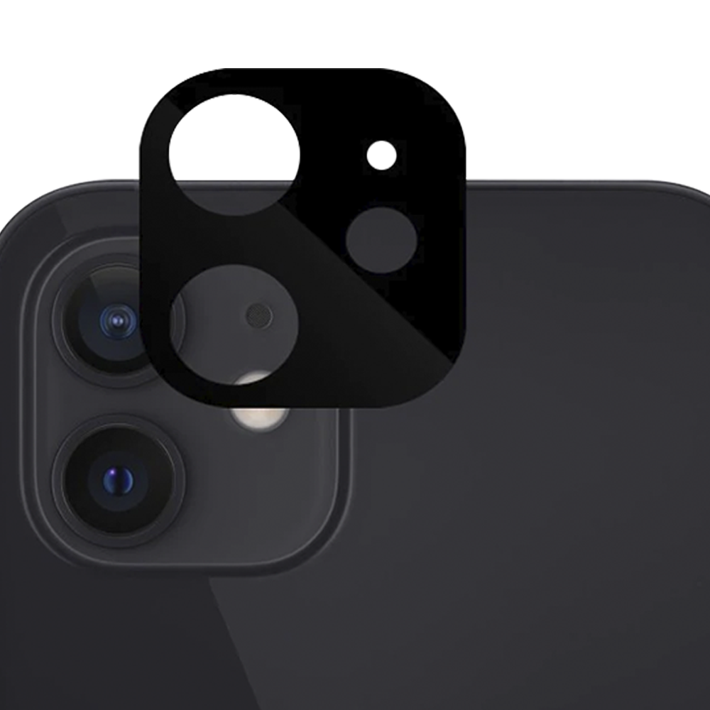 iPhone 12 Mini Camera Tempered Glass Black